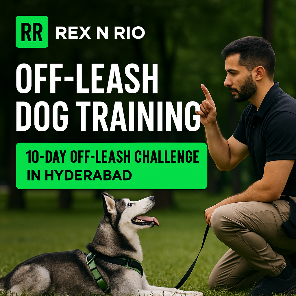 Rex N Rio | Off Leash Dog Training in Hyderabad, India